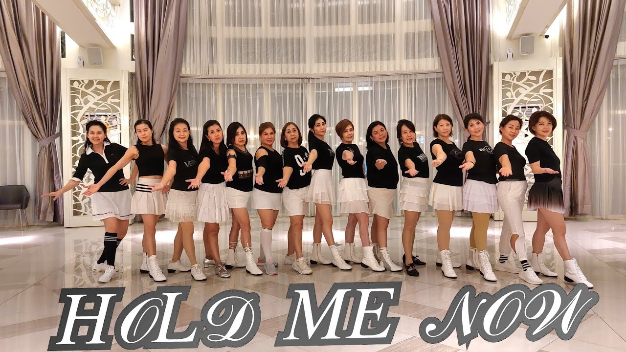 Hold Me Now Line Dance/Choreo Jonas Dahlgren, Raymond Sarlemijn, Roy Hadisubroto - YouTube