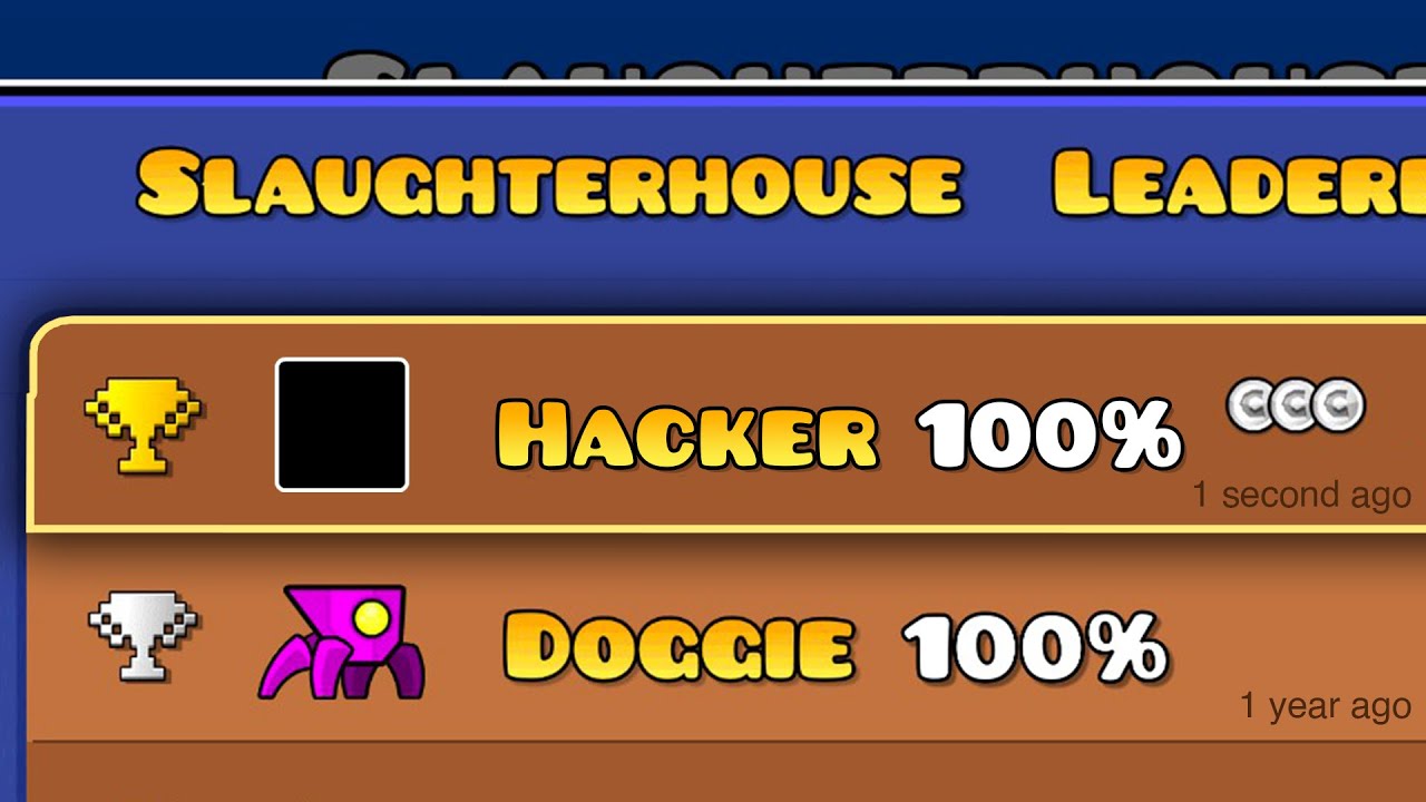 Hackers en Geometry Dash - YouTube