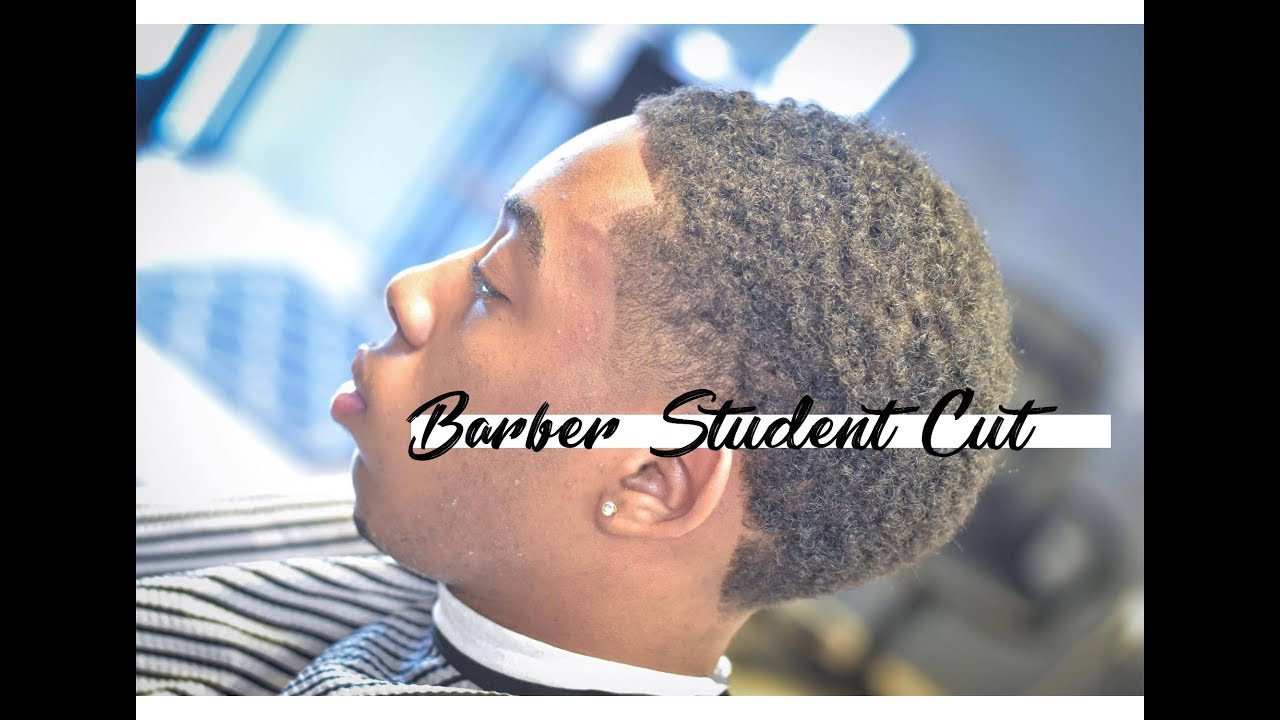 Barber Student Cut : Taper - YouTube