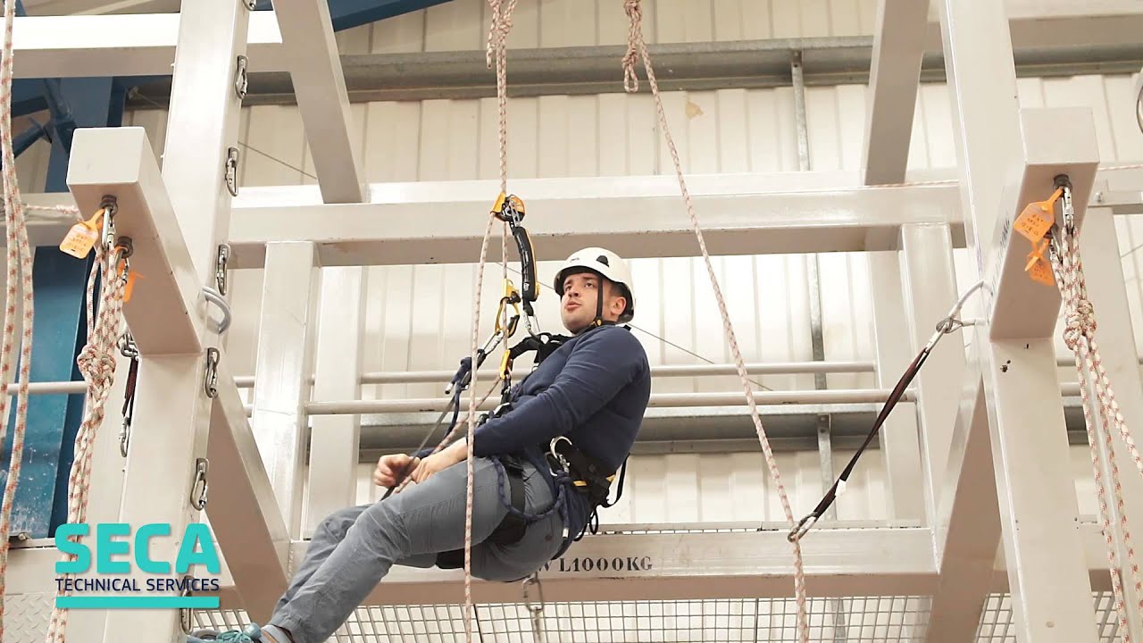 ROPE ACCESS-IRATA LEVEL 1- ASCEND AND DESCEND - YouTube