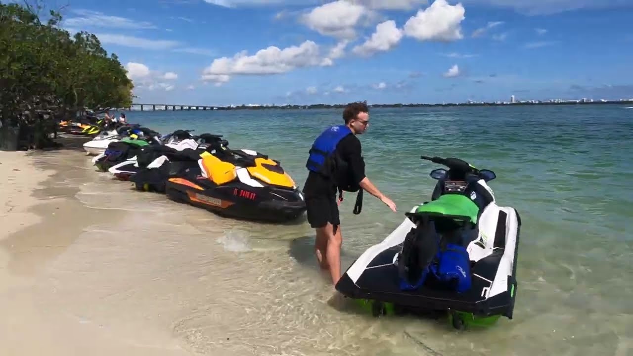 FROM JETSKI'S TO PRIVATE JET!? MIAMI LIFE (PACE PICNIC ISLAND) - YouTube