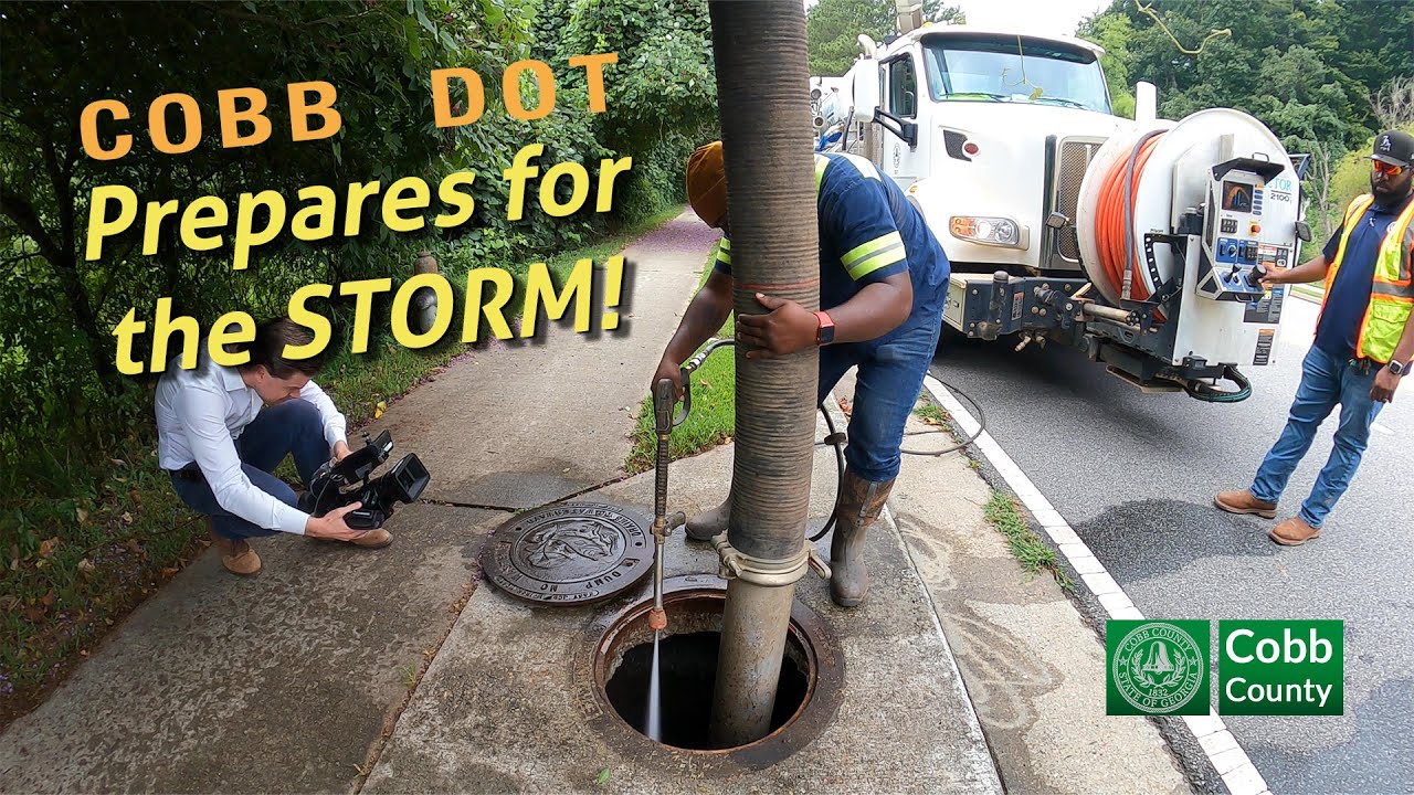 Cobb DOT Preps for Tropical Storm Fred - August 16, 2021 - YouTube