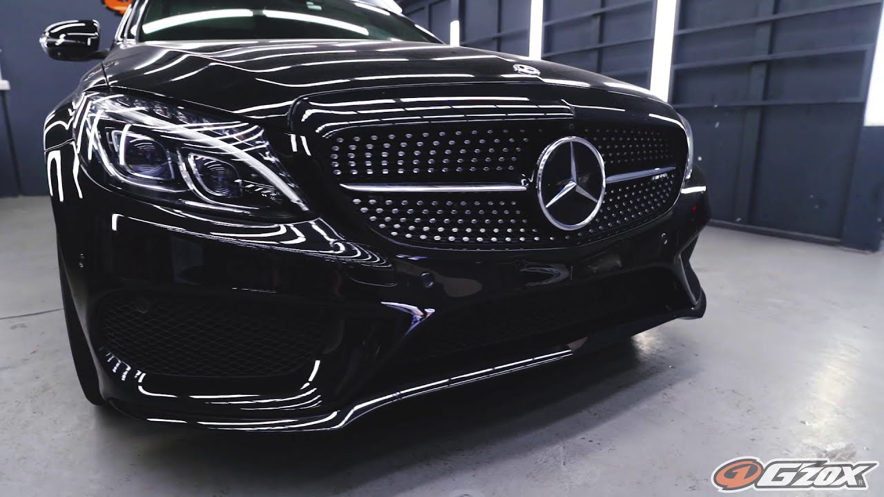 Mercedes Benz C43s with Bodyfence Matte PPF - YouTube
