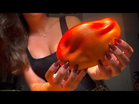 ASMR Squishy Collection Squishing 🥭 (Sticky Sounds)