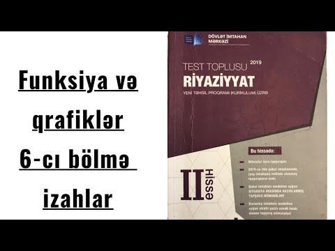 Funksiya ve qrafikler Toplu 6-cı bolme Təbriz Nurəddinli #miq #miq2023 #riyaziyyat #sertifikasiya