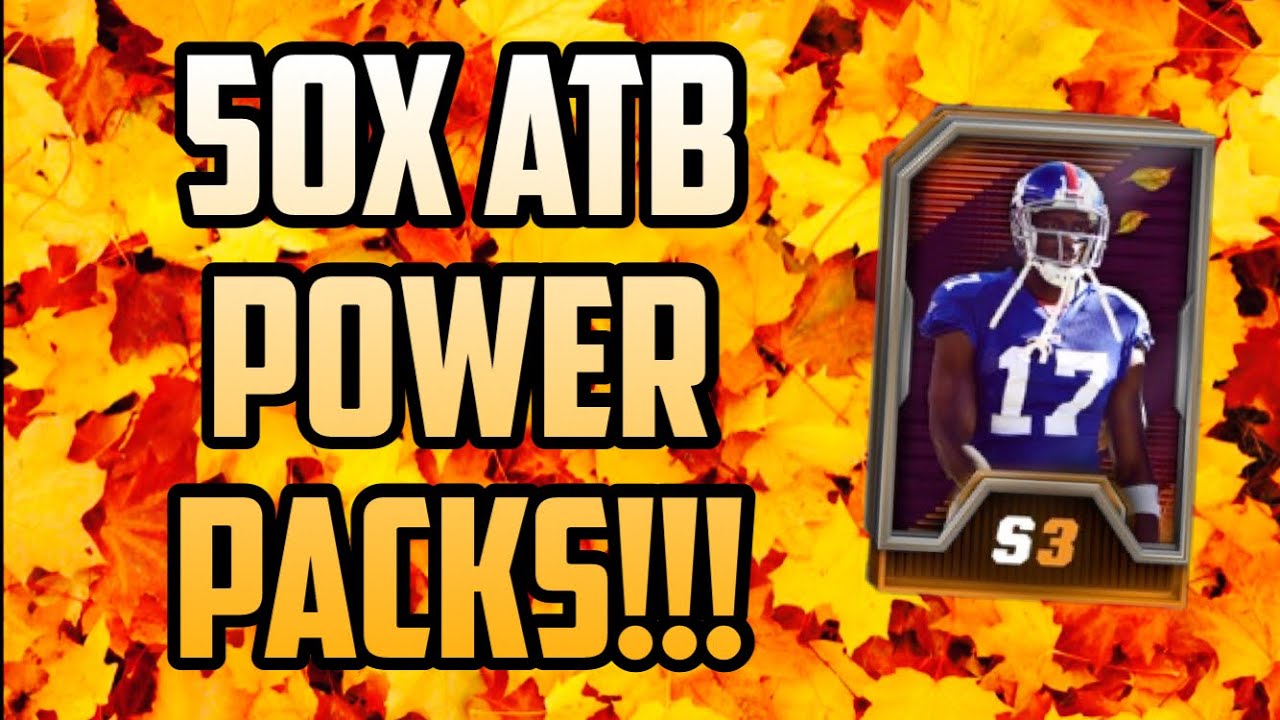 50x AUTUMN BLITZ POWER PACK OPENING!!! - Madden Mobile 23 - YouTube