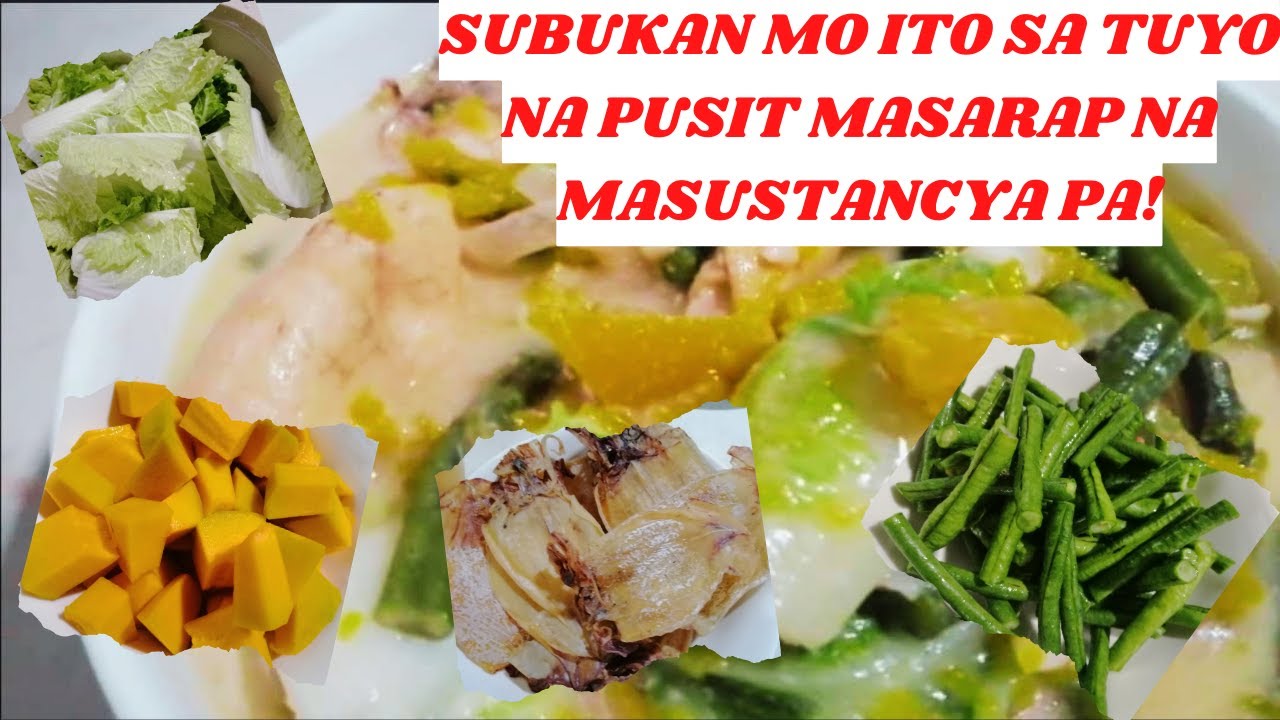 Subukan mo itong gawin sa Tuyo na Pusit na my Gata sa niyog I Pagkaing ...