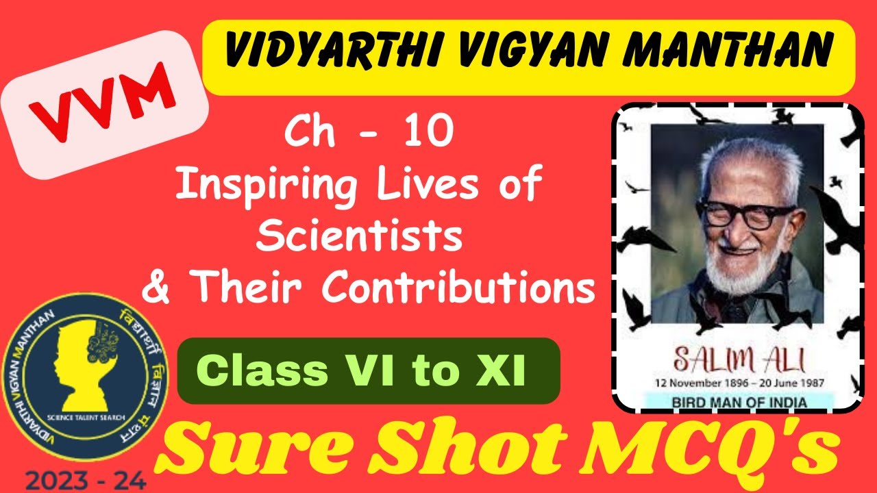 Ch-10 Inspiring Lives of Scientists | Salim Ali | VVM | Vidyarthi ...
