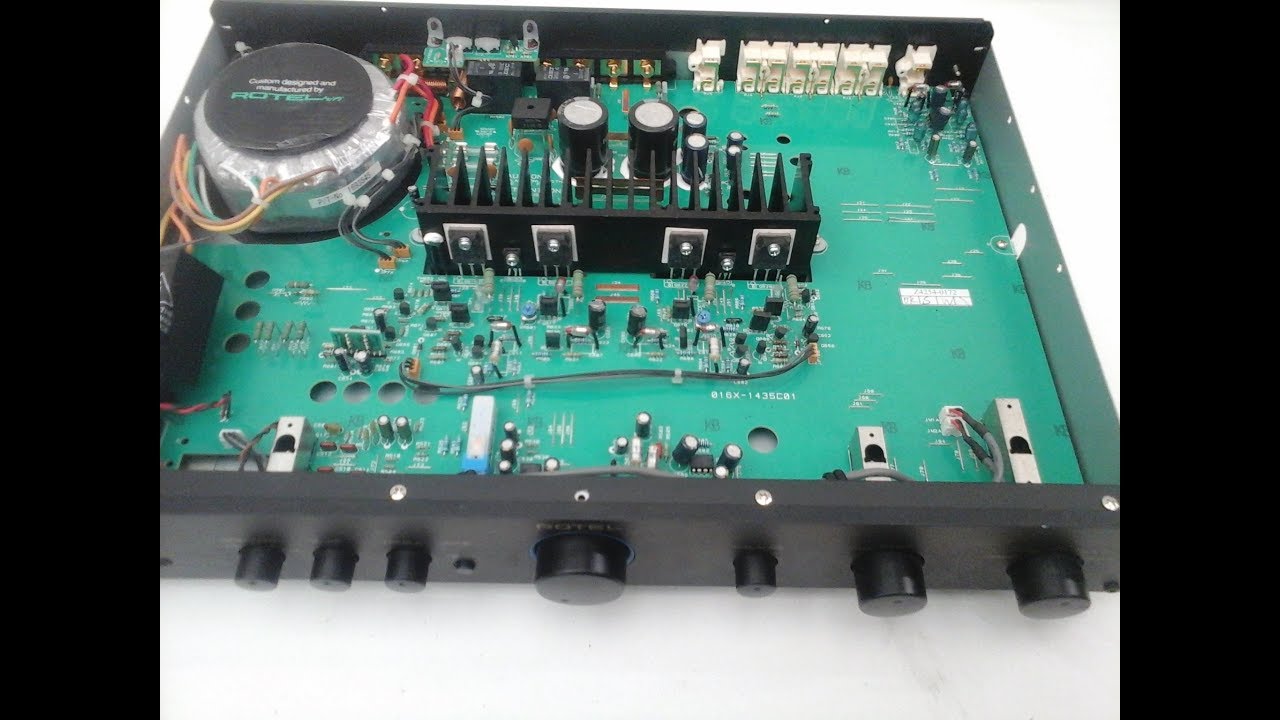 Rotel Ra10 inside - YouTube