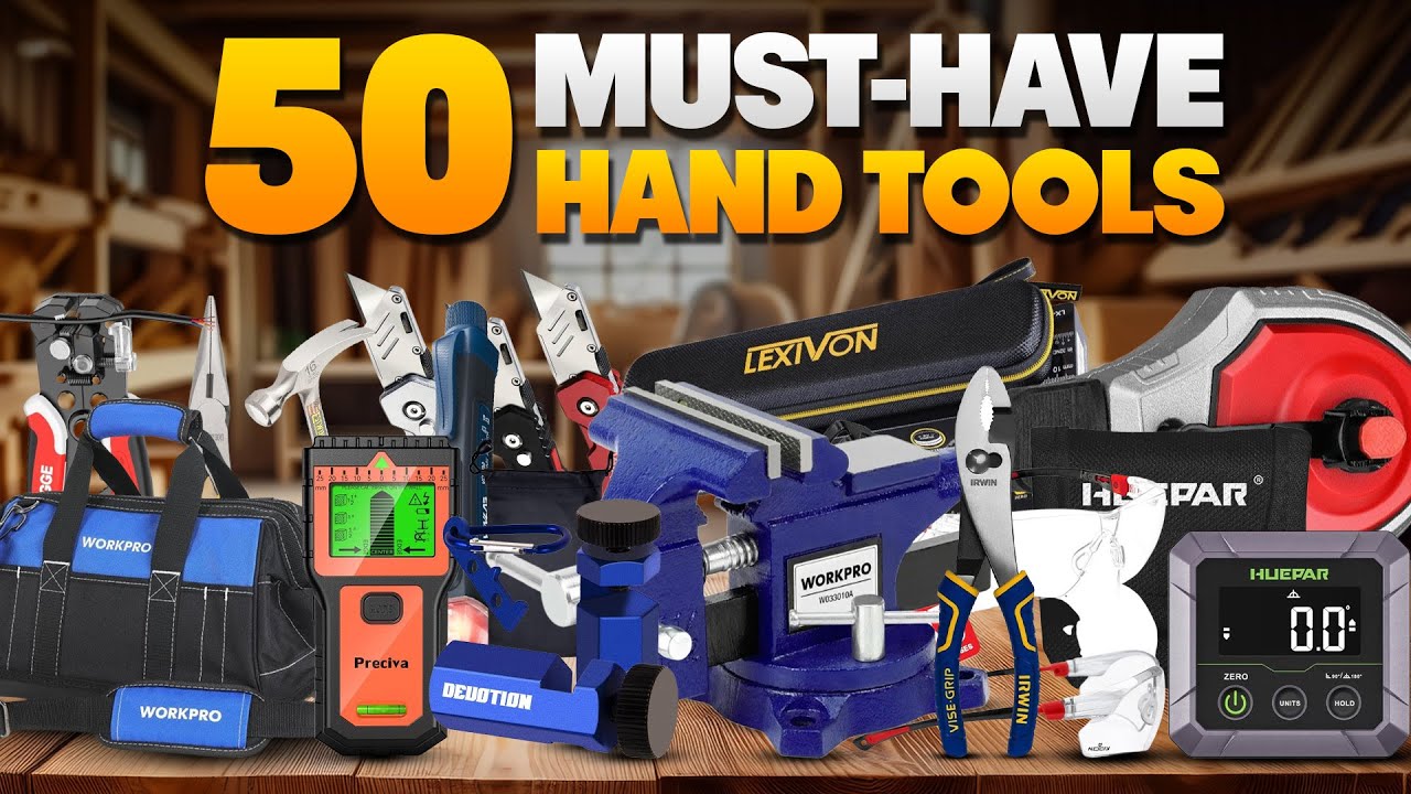 20 Must have Hand Tools Everyone Should Own On Amazon - YouTube