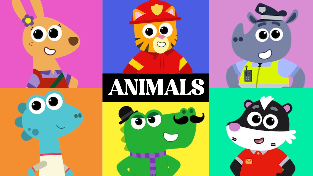 ABC Animal Challenge 🐾 | Learn Animals with Milo and Friends - YouTube
