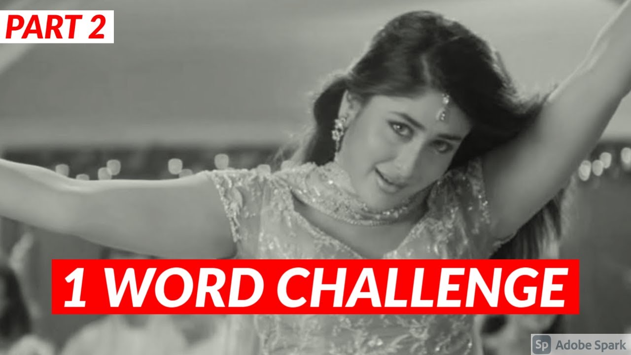 CAN YOU GUESS THE SONG BY ONE WORD? #2 | Bollywood/Hindi Songs ...