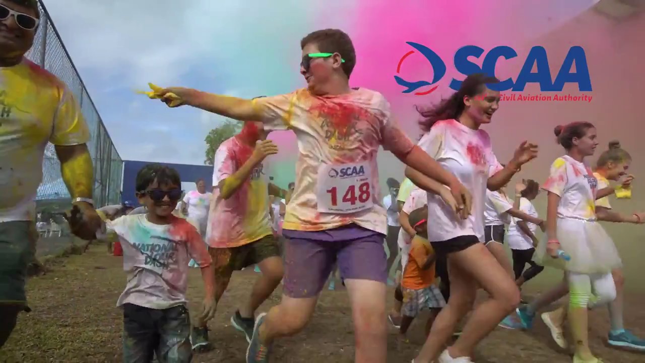 SCAA National Colour Dash - YouTube