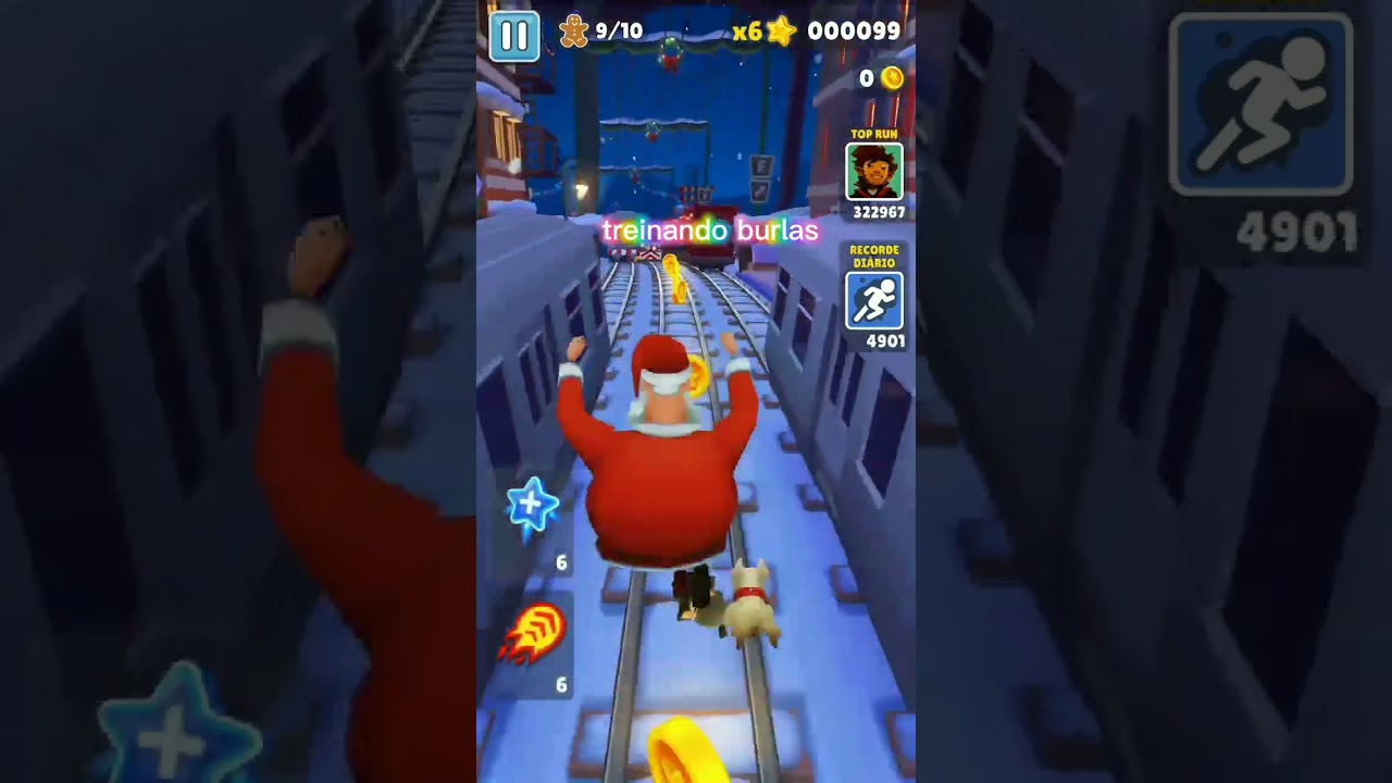 treinando burlas no subway surfers - YouTube
