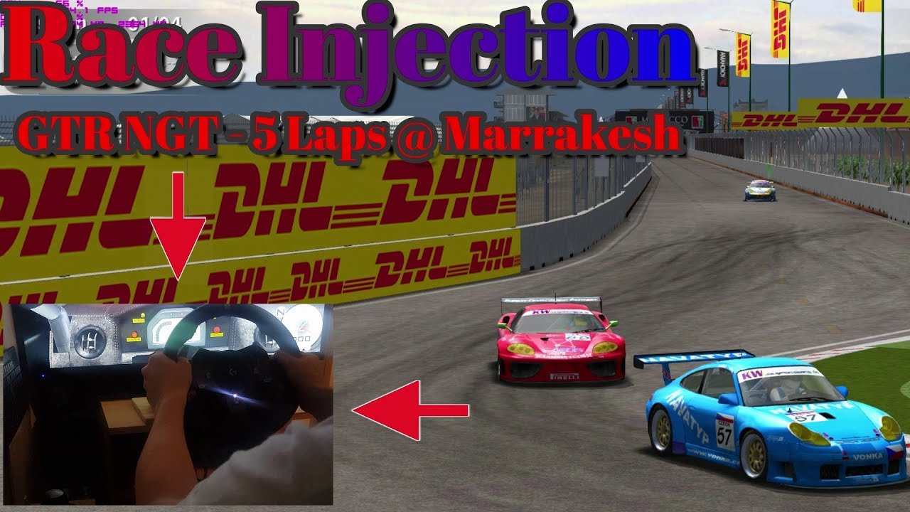 Race Injection (Race 07) | GTR NGT 5 Laps @ Marakech | Logitech G920 ...