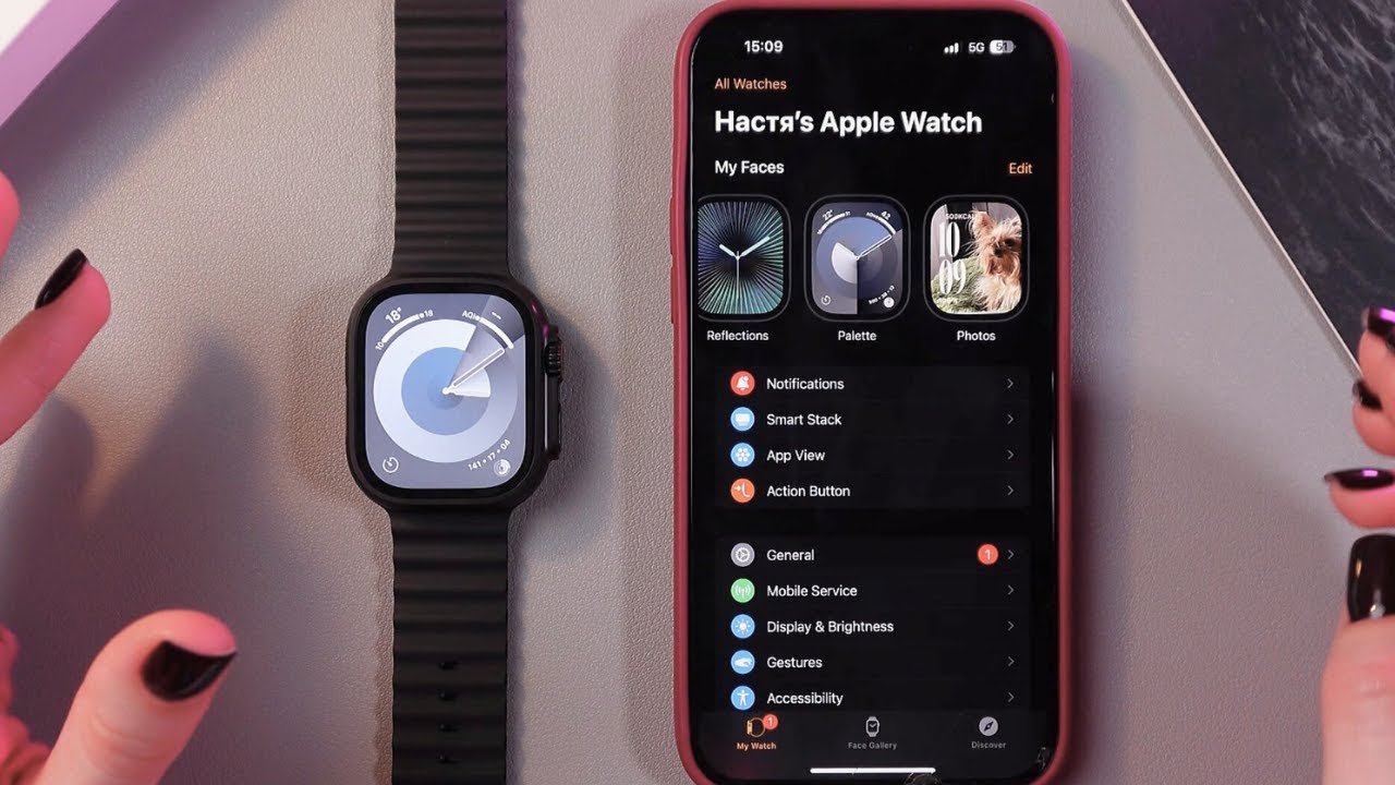 How to Set Image as Watch Face on Apple Watch Ultra 2 - YouTube