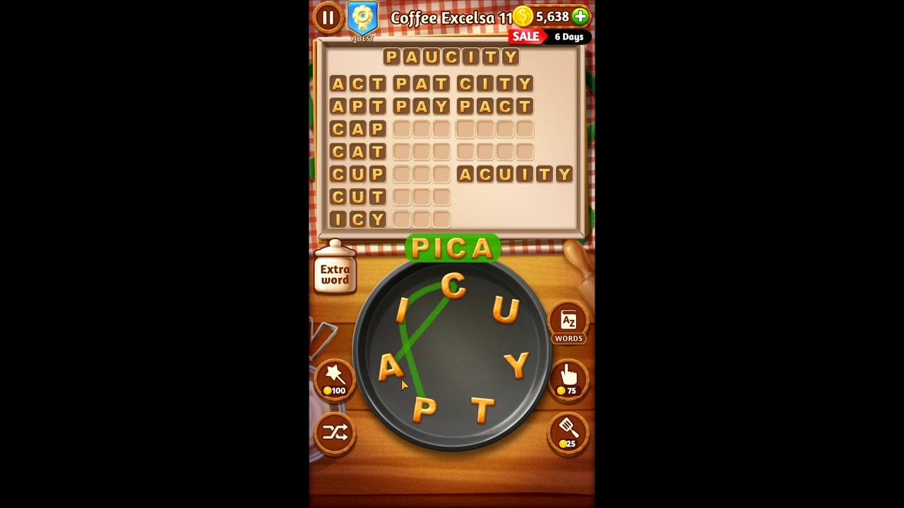 Word Cookies Coffee Excelsa Levels 11-20 - Dominant Answers - YouTube