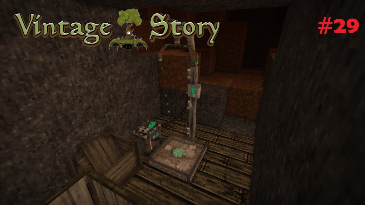 Vintage Story - Kowadło z brązu, podróż przez translokator i burza temporalna (#29) - YouTube