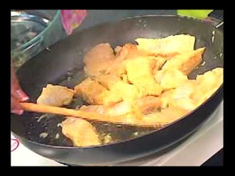 128. FILETE DE MERO AL CURRY - YouTube