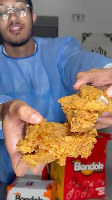 تجربة Bondok friend chicken 🍗. #food #burger #اكل #foodie #friedchicken ...
