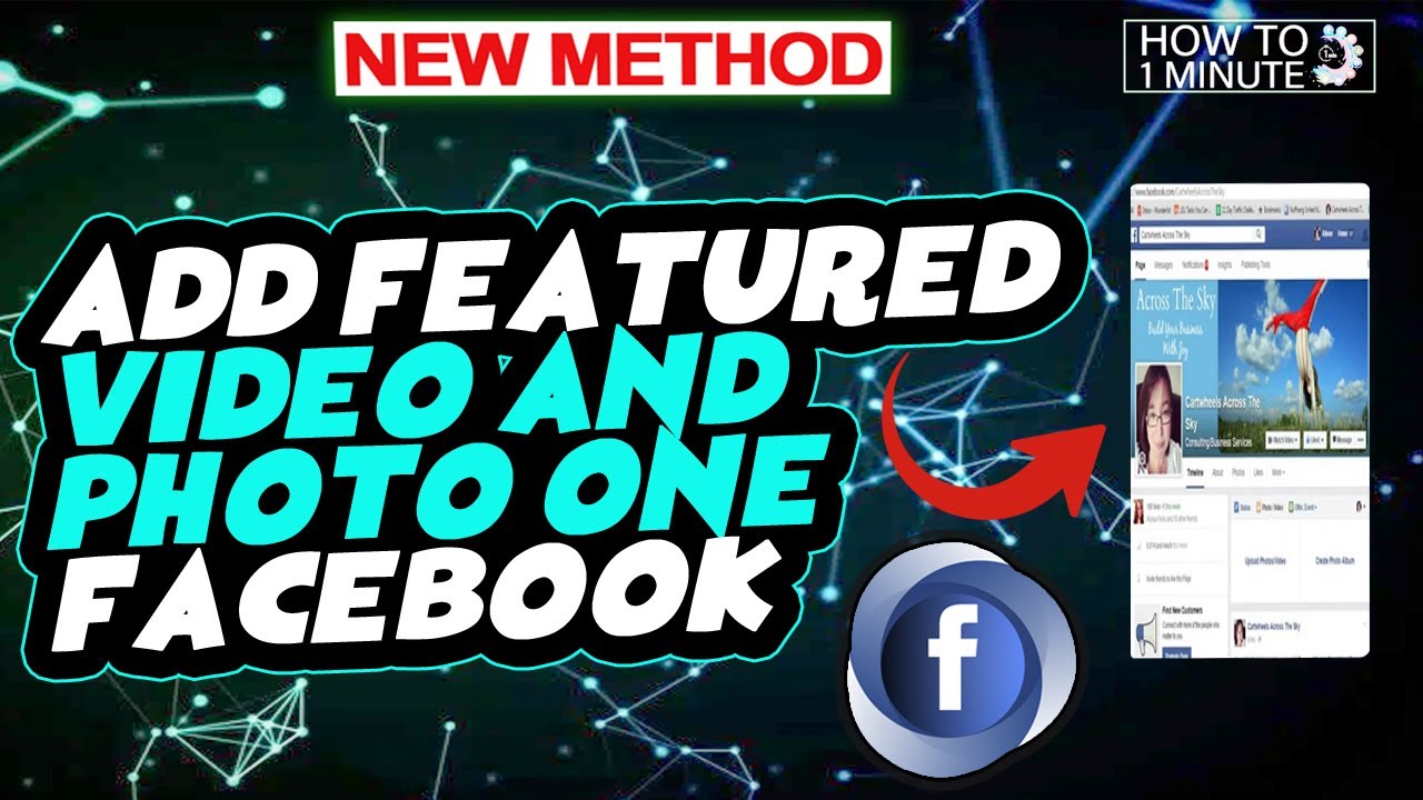How to add featured video and photo on facebook 2024 - YouTube