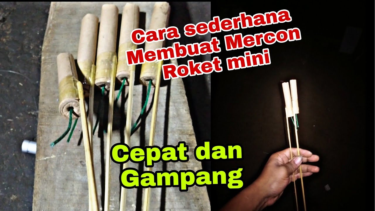 CARA MEMBUAT ROKET PETASAN / SESDOR - YouTube