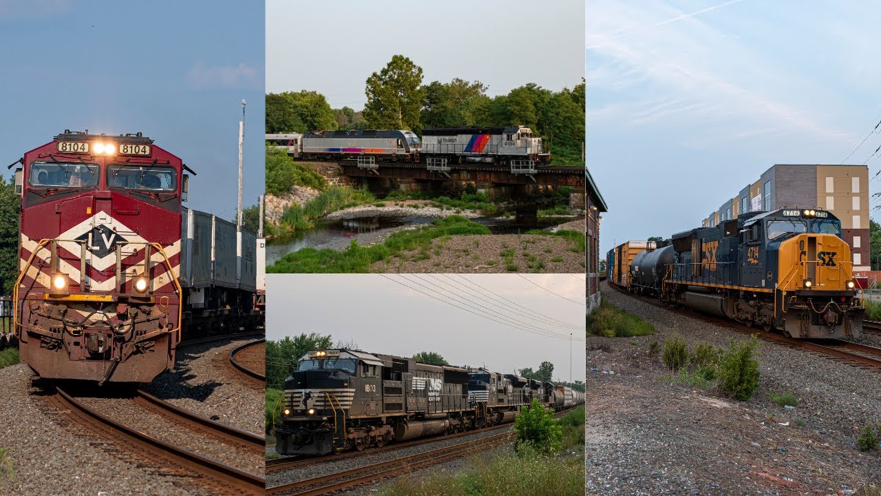 Exciting Action On The Lehigh Line + Raritan Valley Line - YouTube