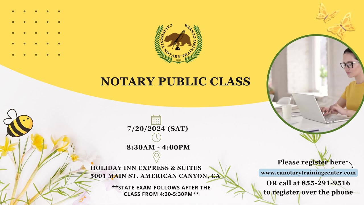 Summer 2024 Notary Public and Loan Signing classes - #bestnotaryclass # ...
