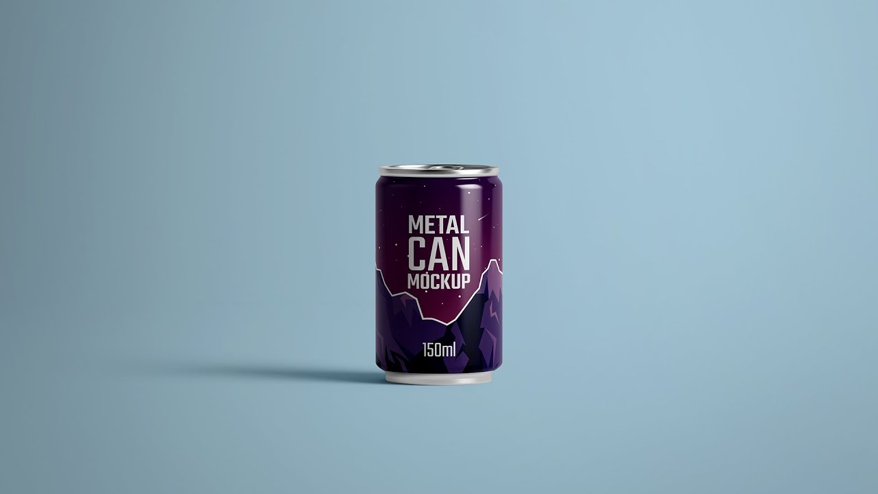 150ml Slim Can Mock-Up | How To Use - YouTube