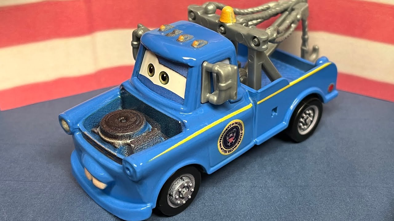 Mattel Disney•Pixar Cars on the Road President Mater Die-Cast Review ...
