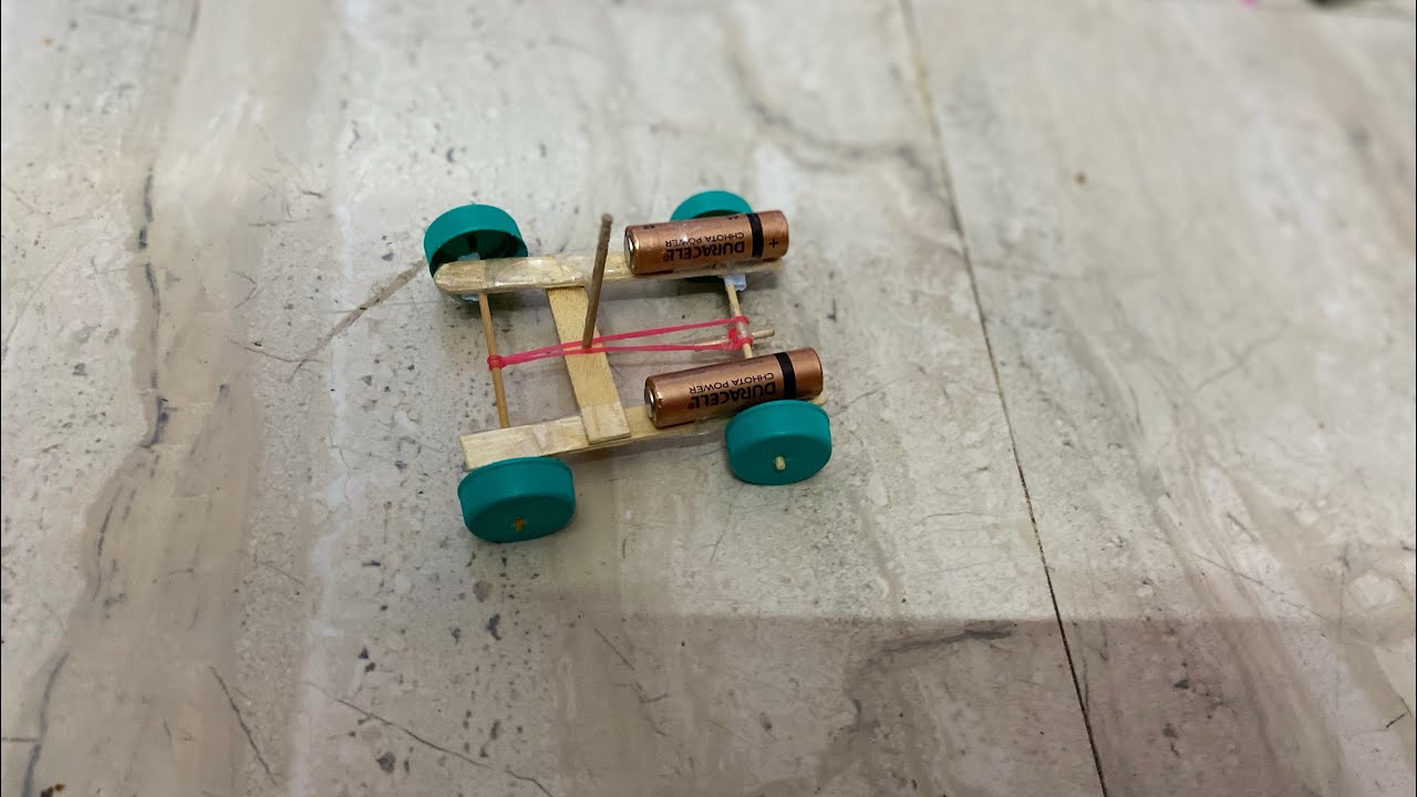 How to make an easy ice cream stick car - YouTube