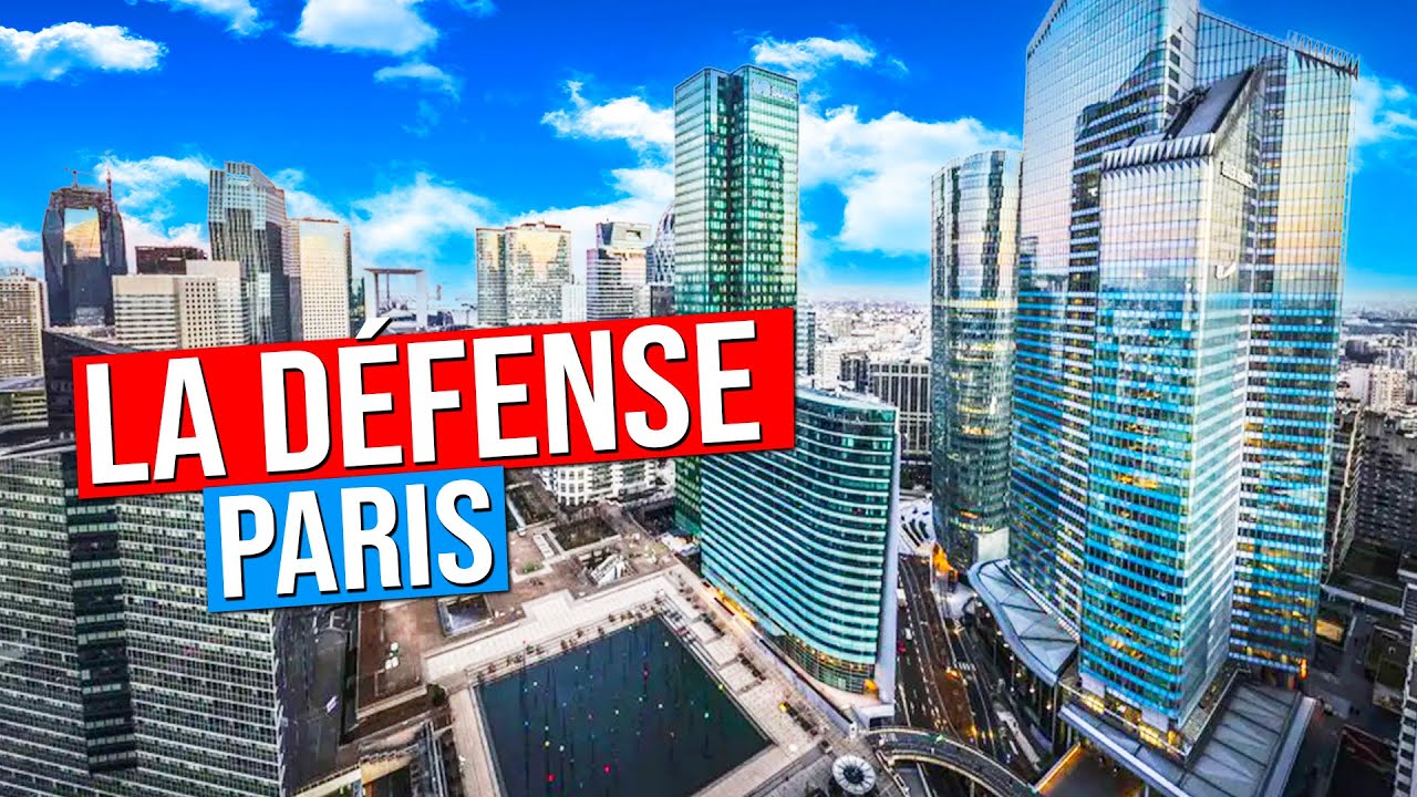 LA DEFENSE Paris in 4K (Tallest skyscrapers and high-rises of Paris ...
