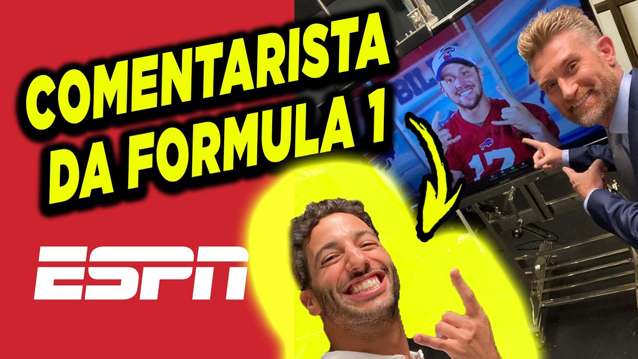 DANIEL RICCIARDO PODE VIRAR COMENTARISTA DA FORMULA 1 - YouTube