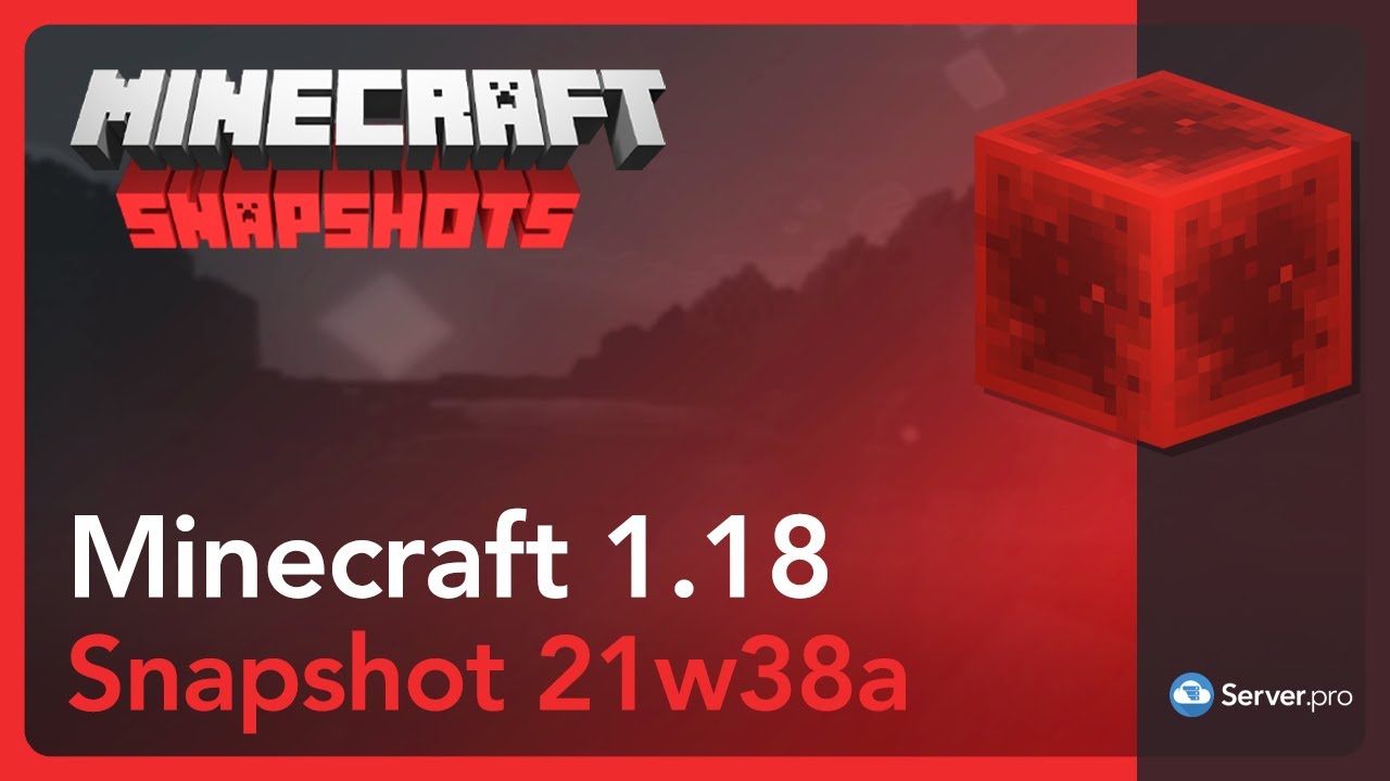Minecraft Snapshot 21W38A - Server.pro - YouTube