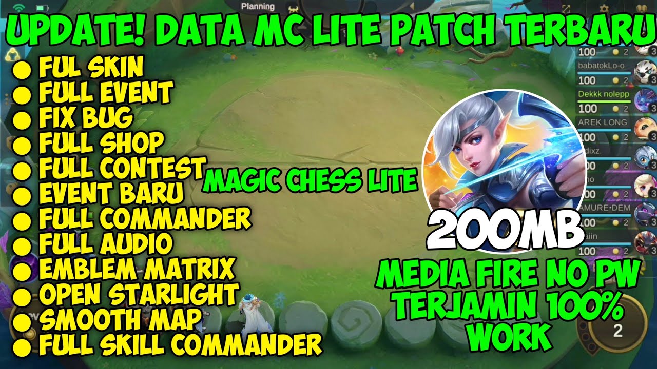 Update!! Data Magic Chess Lite 200mb Patch Terbaru | MC Lite | Mobile ...