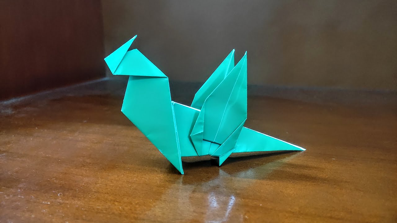 Origami Simple Dragon | How To Make Simple Dragon - YouTube