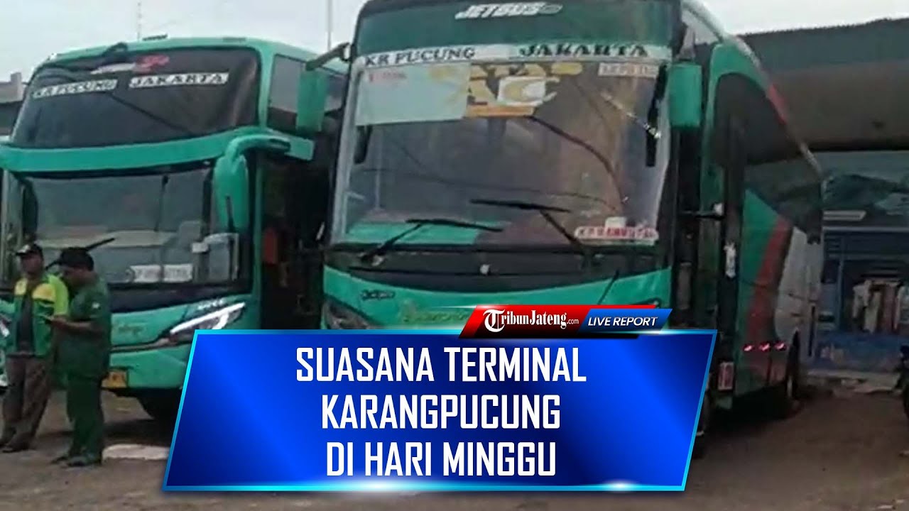 🔴Live Suasana Terminal Karangpucung Cilacap di Hari Minggu - YouTube