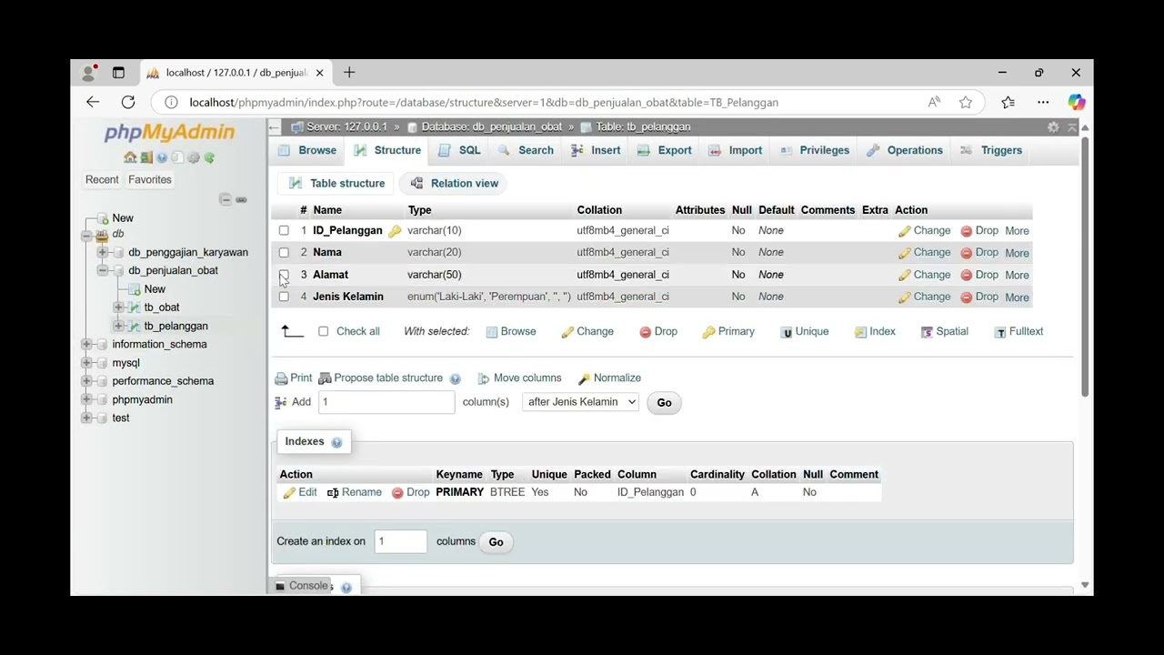 Tutorial Pembuatan Database Menggunakan Aplikasi XAMPP - YouTube