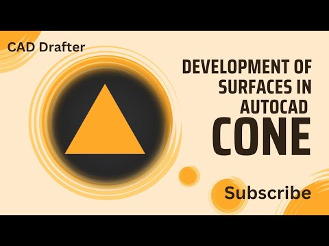 Development surfaces in CONE by AutoCad step by step Explanation. - YouTube
