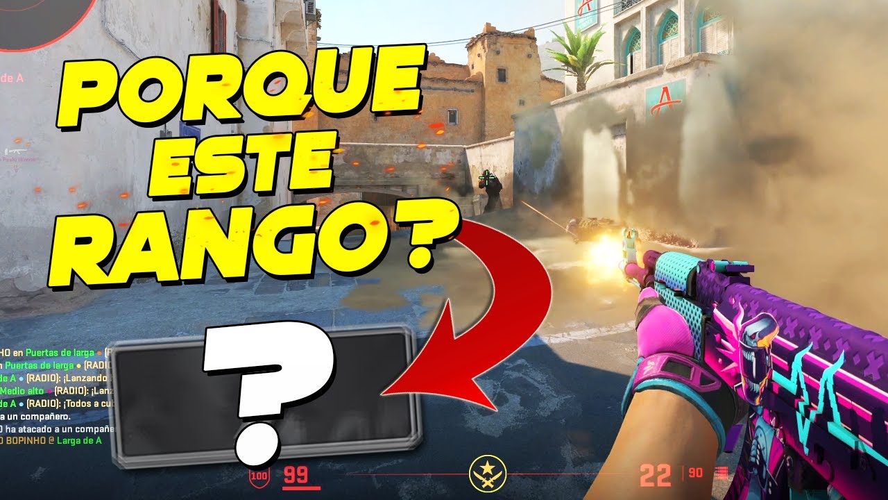 ¡NUNCA TUVE UN RANGO TAN BAJO EN COUNTER STRIKE! - YouTube
