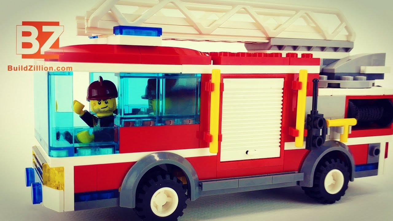 Fire Truck - LEGO City - 60002 - LEGO Speed Build Animation - YouTube