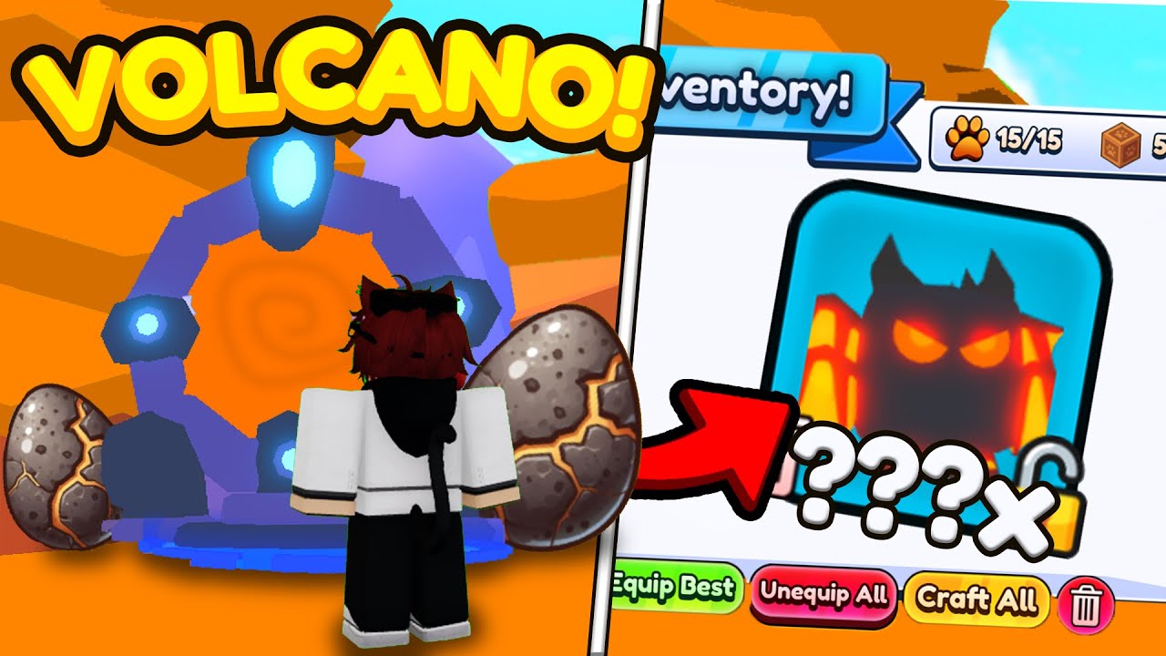 NOWY VOLCANO UPDATE w HAMMER SMASH SIMULATOR!🌋 - YouTube