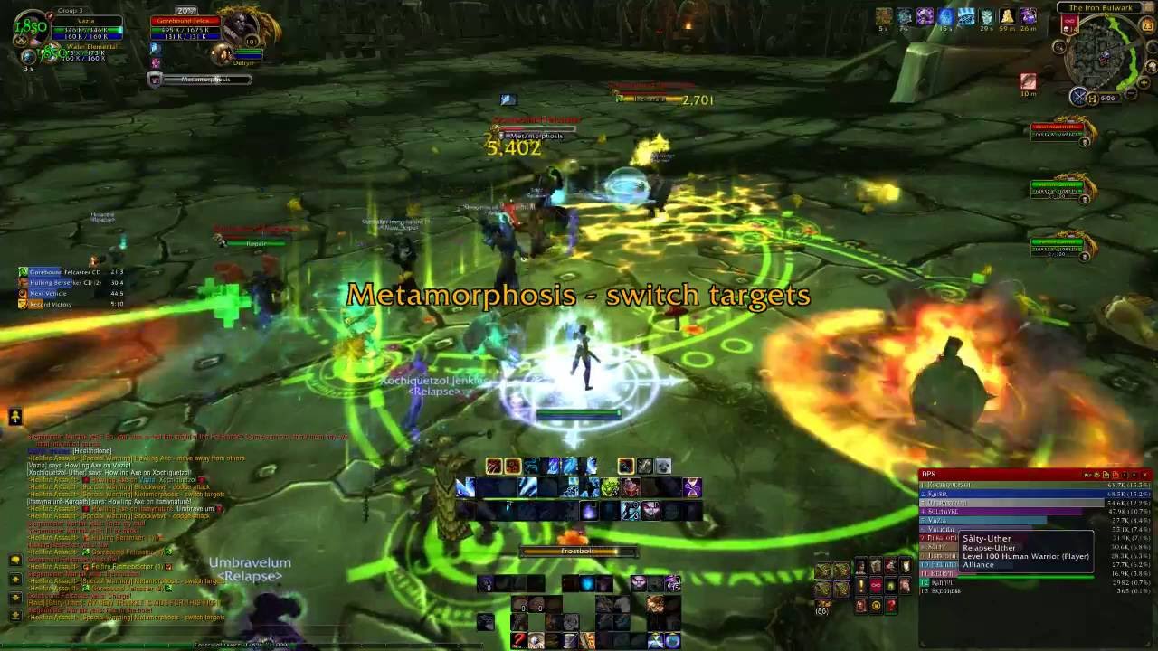 World of Warcraft - Guild Relapse Heroic Lower Hellfire Citadel - YouTube