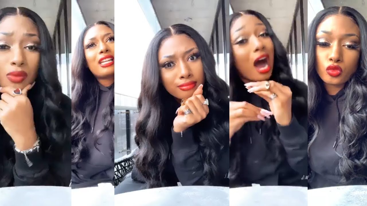 Megan Thee Stallion on her Mugshot, Mom & G-Eazy rumours FULL IG Live ...