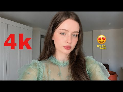 4K Lingerie Try On Haul See Everything Sheer Transparent Micro Bikini & See-through Dresses 