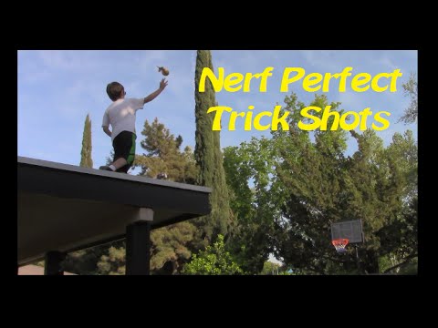 Nerf Perfect Sports Trick Shots - YouTube