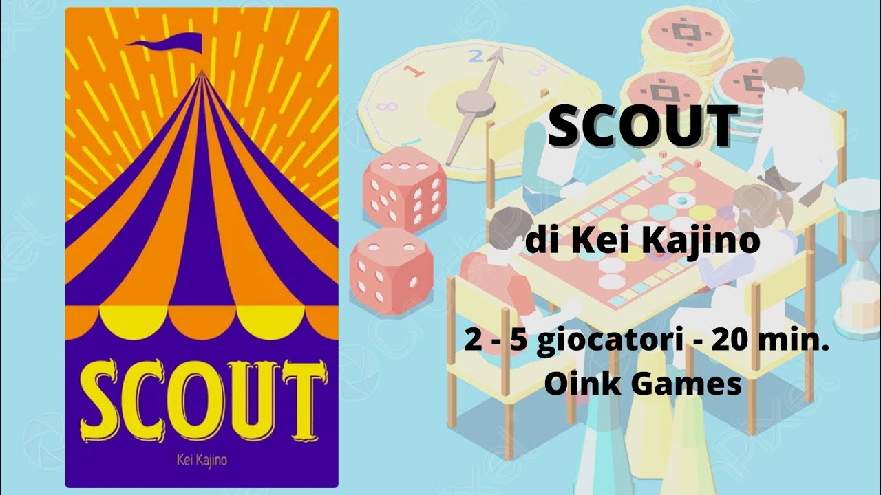 Scout (gioco da tavolo) - Tutorial italiano - YouTube