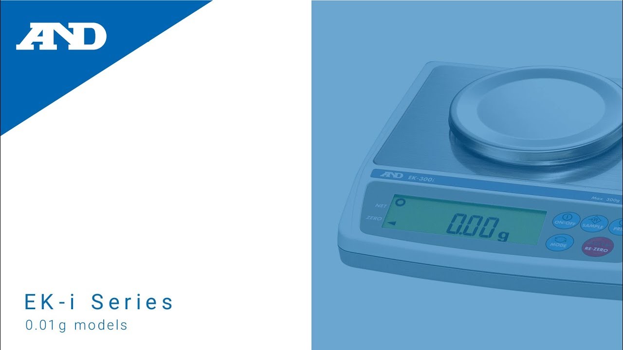 EK-i Series 0.01g model of Compact Balances - YouTube