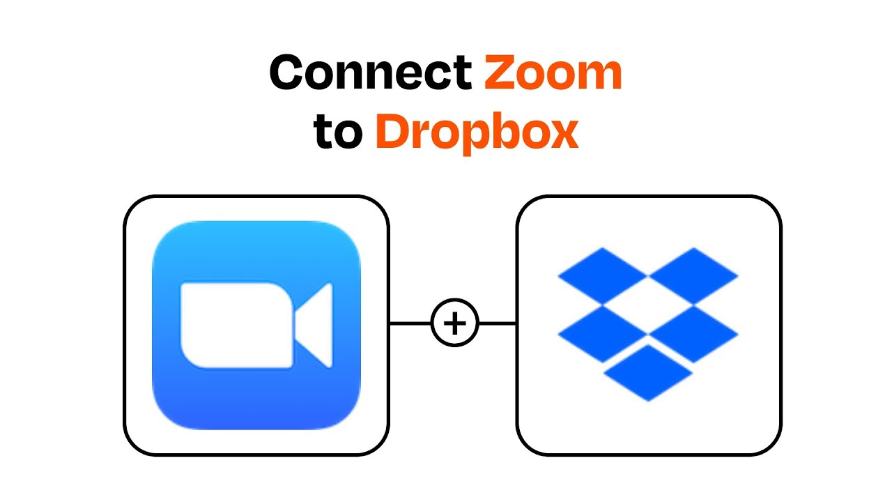 How to connect Zoom to Dropbox - Easy Integration - YouTube