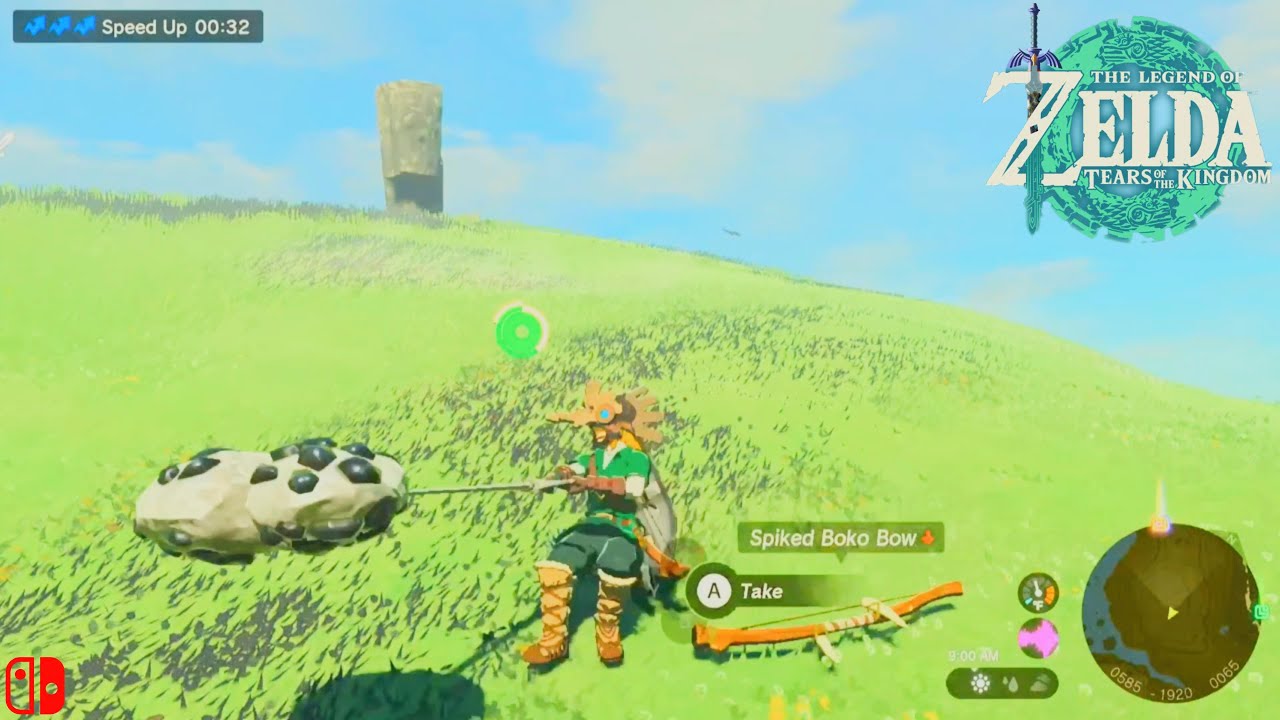 Legend Zelda Tears of the Kingdom - Fight Battle Talus & Drop Heart ...